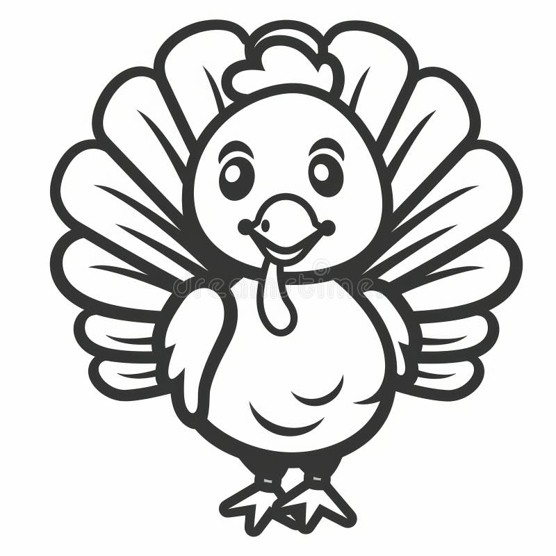 Turkey Black Outline Stock Illustrations – 7,673 Turkey Black Outline ...