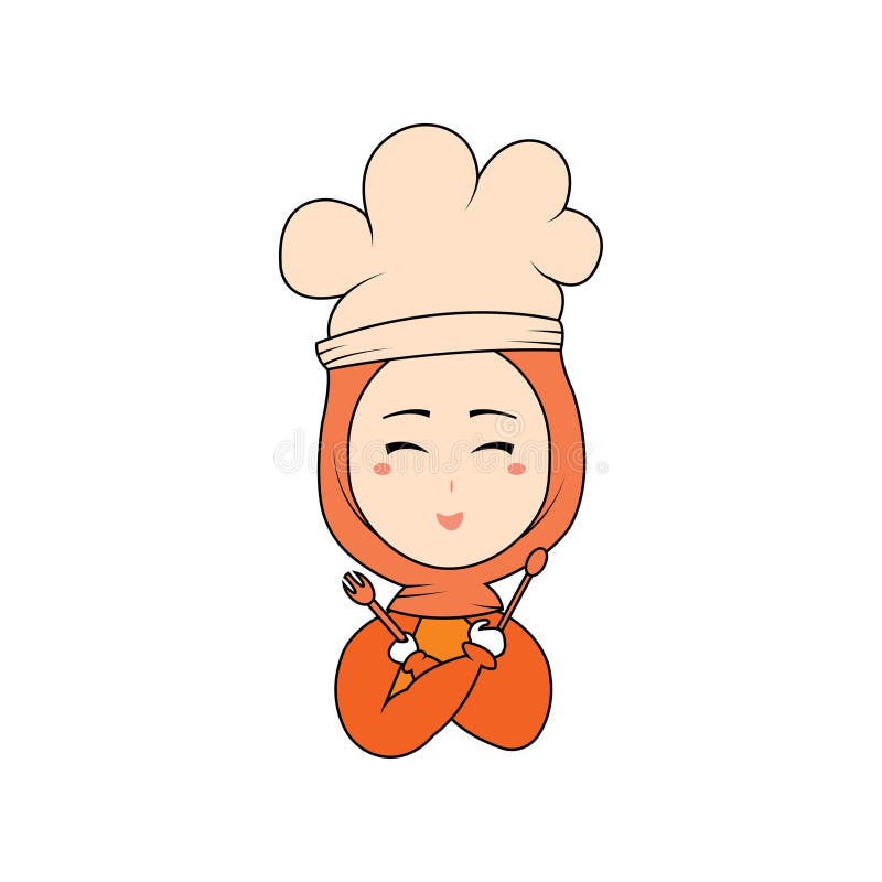 Cute Chef Cartoon Restaurant Vector Illustration Design Stock Vector ...