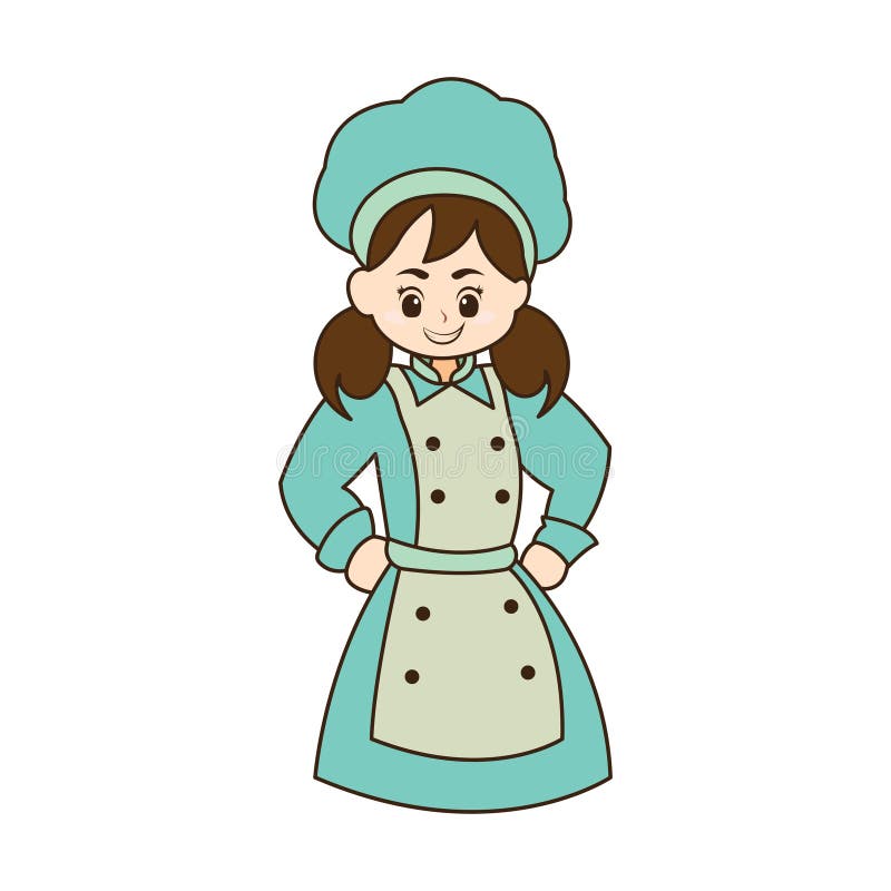 Cute Chef Cartoon Restaurant Vector Illustration Design Stock Vector ...