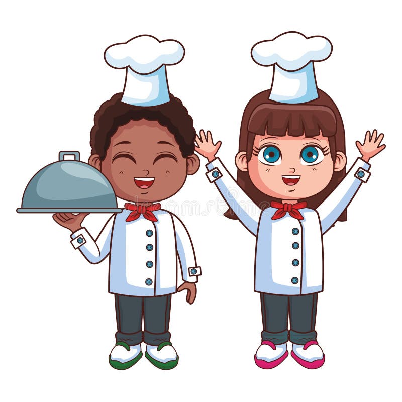 Cute chef children cartoon stock vector. Illustration of cuisine ...