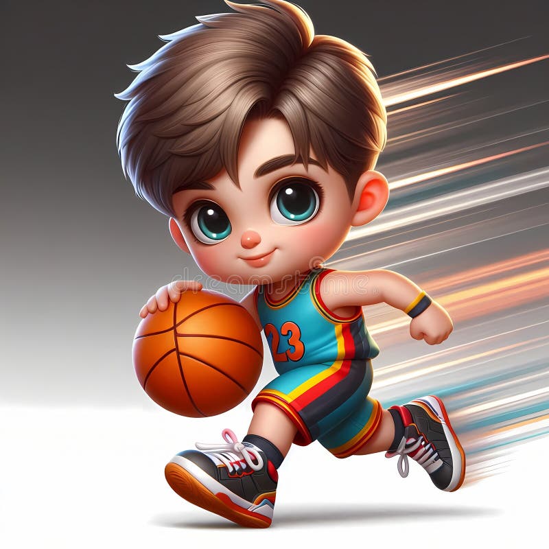 Cute Chibi Boy Basketball Player Stock Photos - Free & Royalty-Free ...