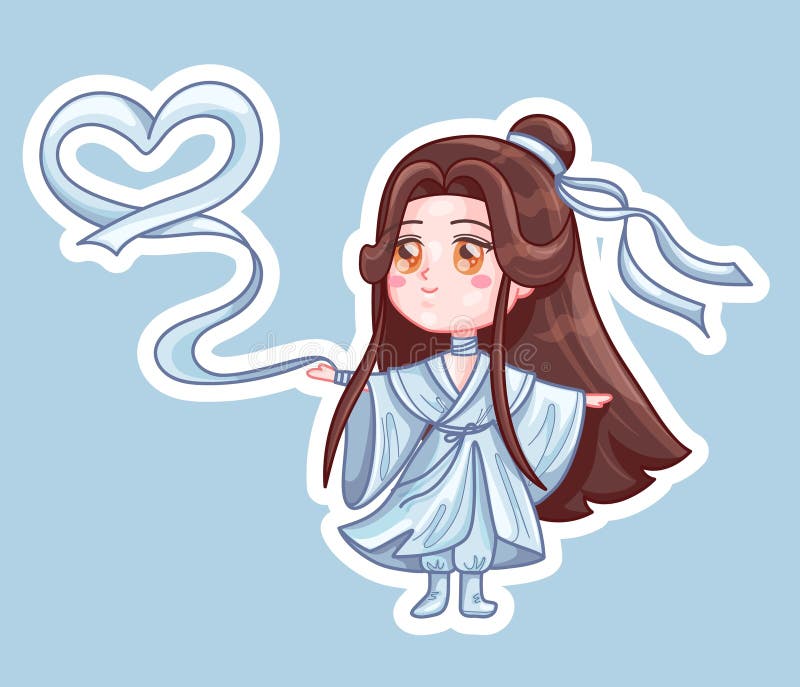 Cute Chibi Character, Chinese Celestial Stock Vector - Illustration of ...