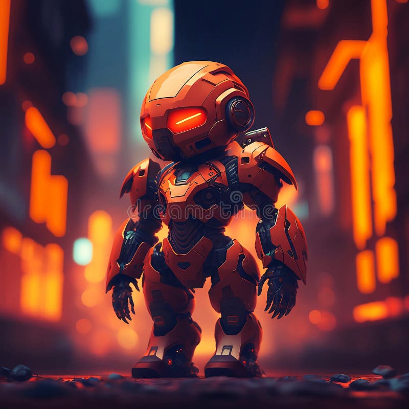 Cute Chibi Rabit Standing in Rain Stock Illustration - Illustration of ...