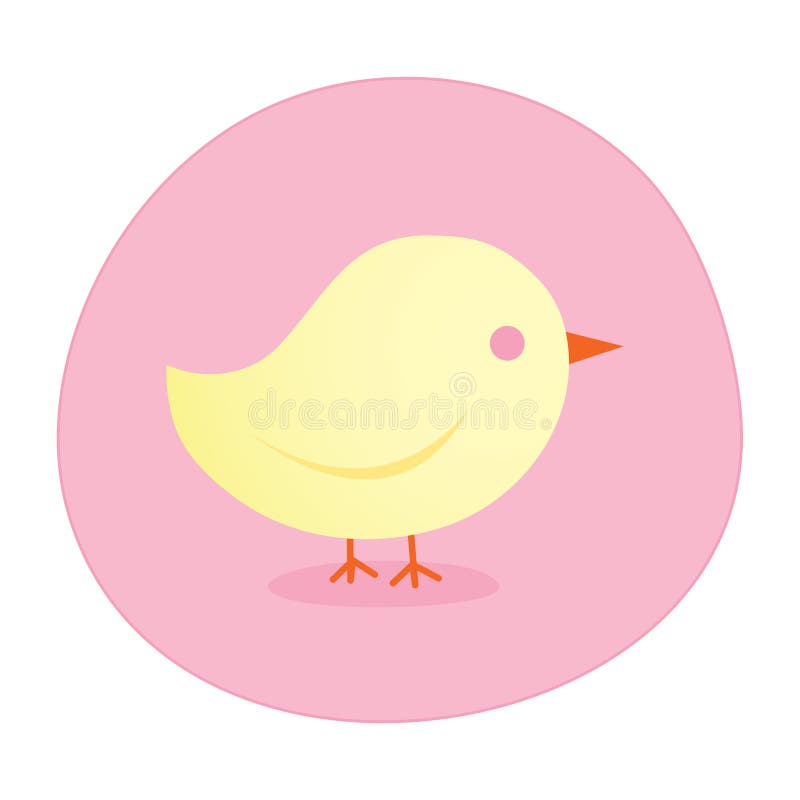 Cute Chick Illustration stock illustration. Illustration of organic ...