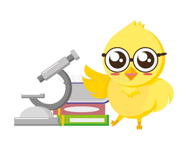 Cute chick science stock vector. Illustration of salmonella - 141721538