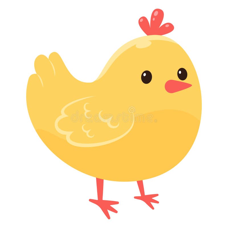Cute Chick. Vector Illustration in Flat Style Stock Vector ...