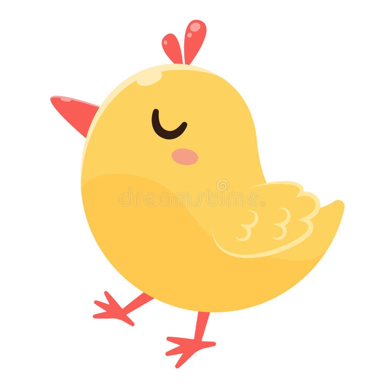 Cute Chick. Vector Illustration in Flat Style Stock Illustration ...
