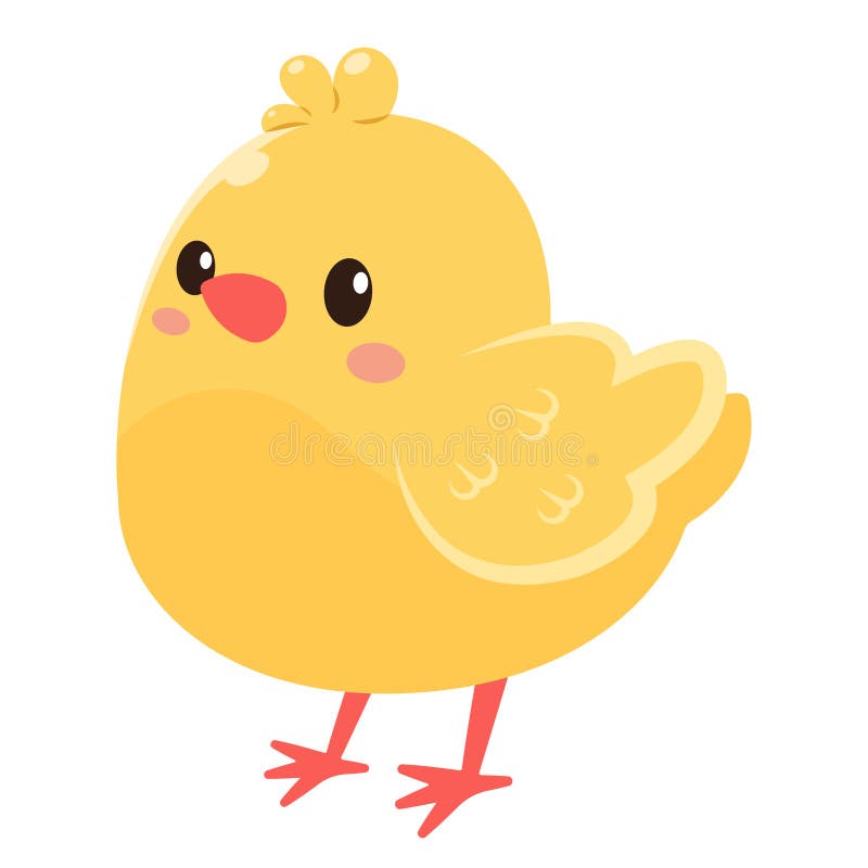 Cute Chick. Vector Illustration in Flat Style Stock Vector ...