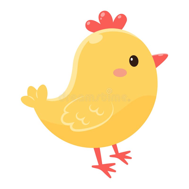 Cute Chick. Vector Illustration in Flat Style Stock Vector ...