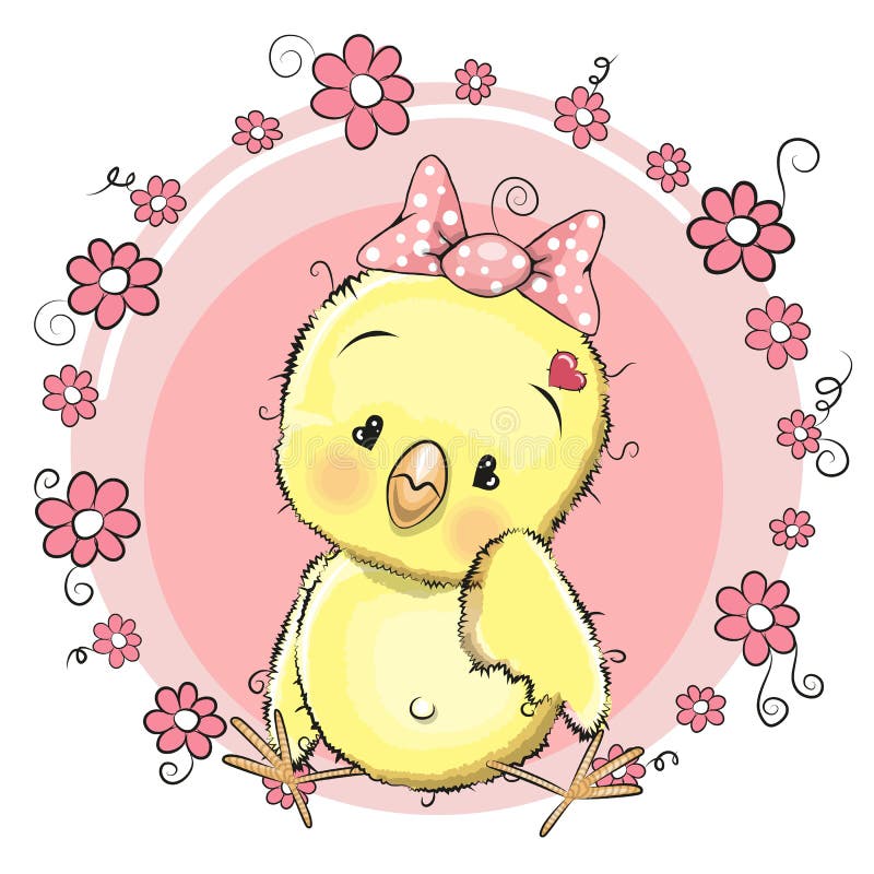 Cute chicken girl stock vector. Illustration of poultry - 51199236