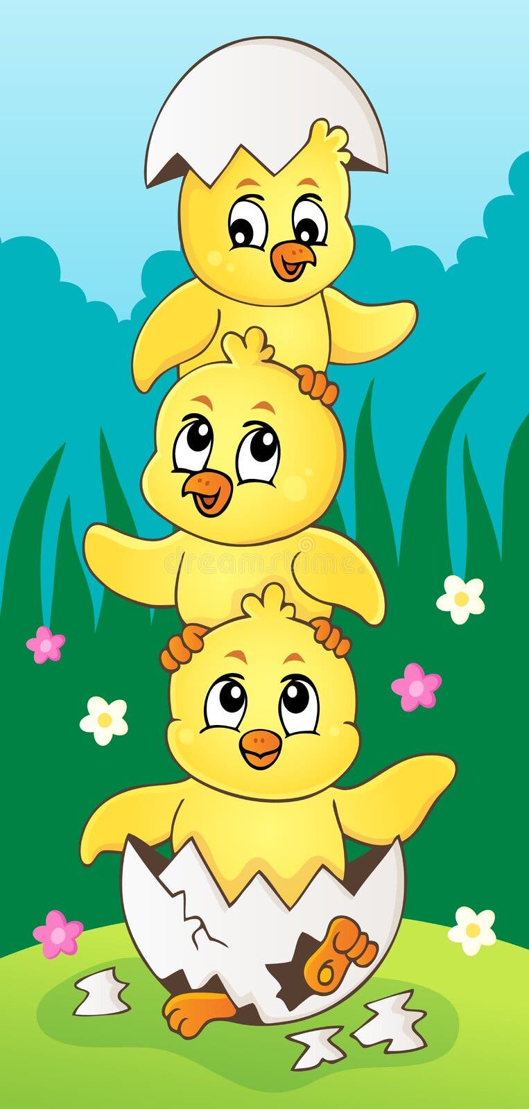 Bloom Chickens Stock Illustrations – 240 Bloom Chickens Stock ...