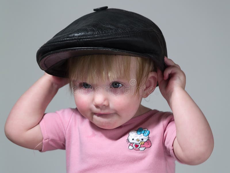 Cute child stock image. Image of caucasian, pink, head - 7530005