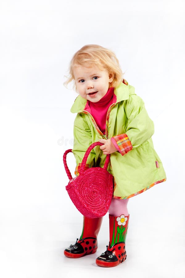 Cute child stock photo. Image of studio, funny, indoors - 8294396