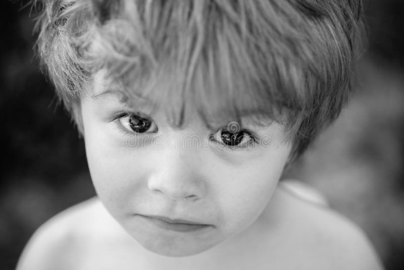 Cute Child Portrait. Child Face and Eyes. Stock Image - Image of look ...