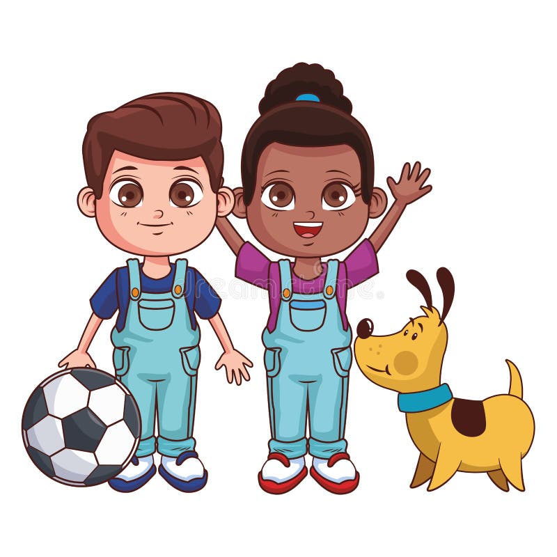 Cute children cartoon stock vector. Illustration of joyful - 135114329