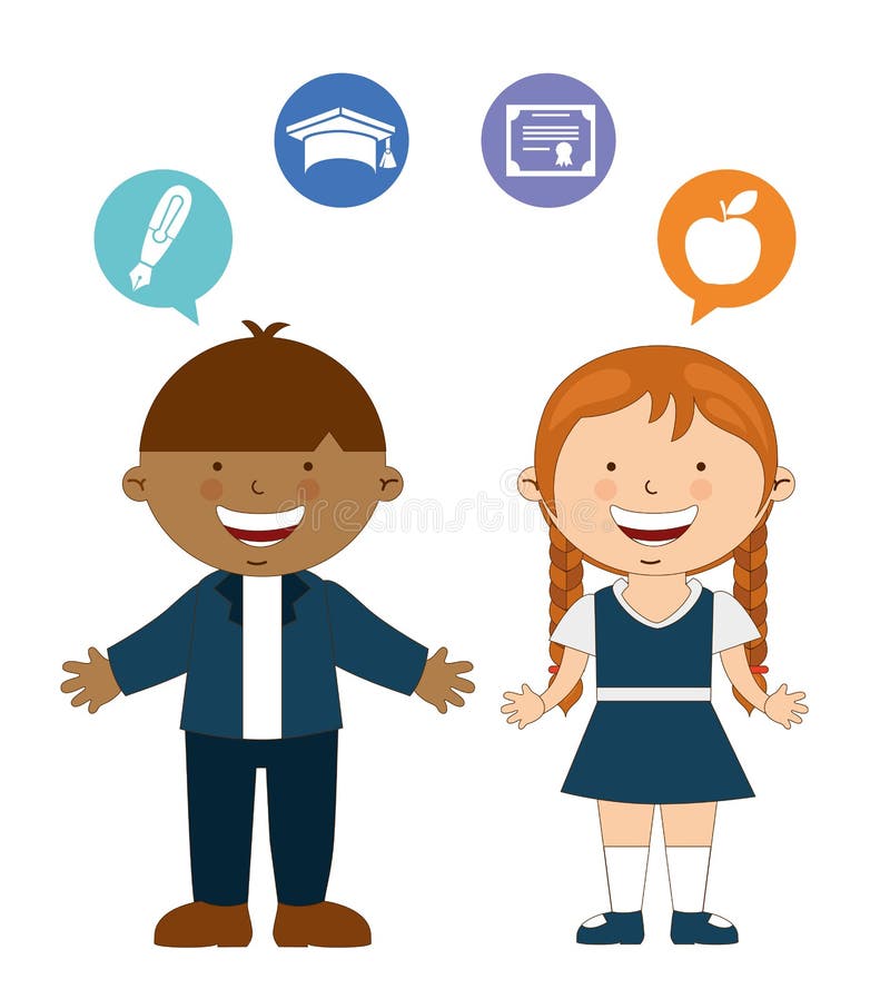 Cute children stock vector. Illustration of faces, smile - 59187910