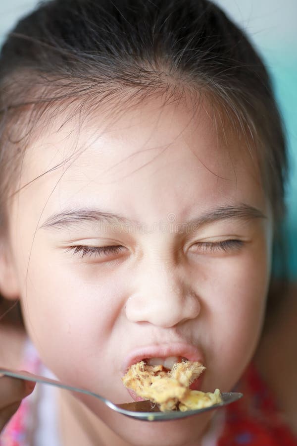 Two Children Eating Meal at Home Together Stock Photo - Image of year ...