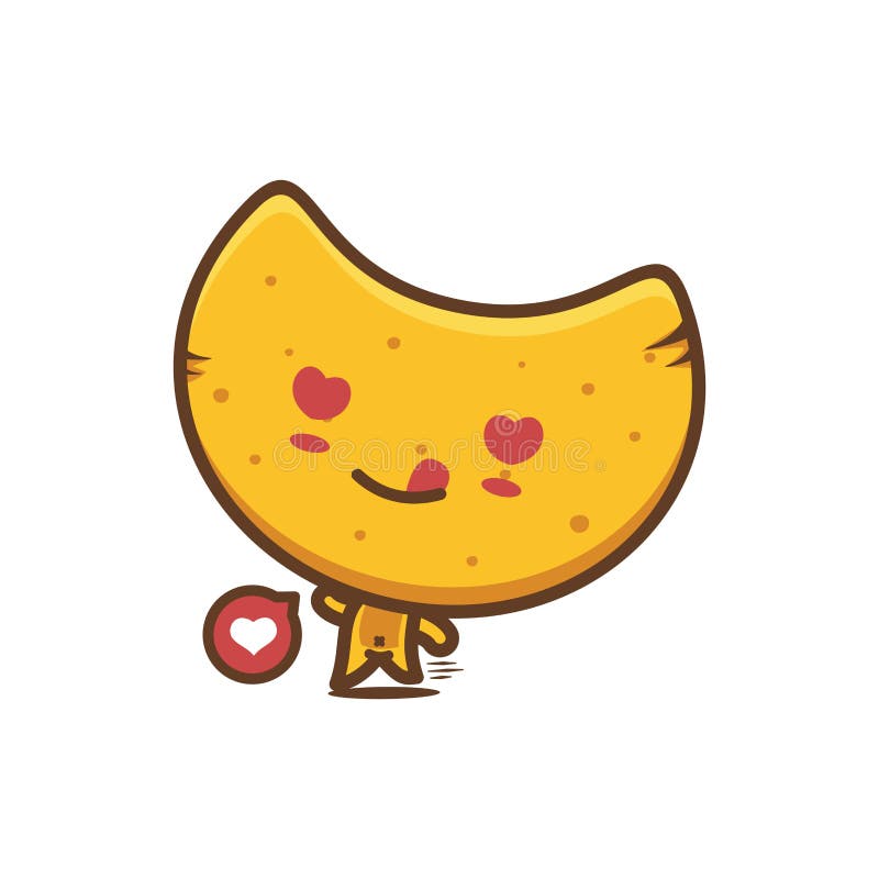 Cute chips cartoon mascot stock vector. Illustration of cute - 247689414