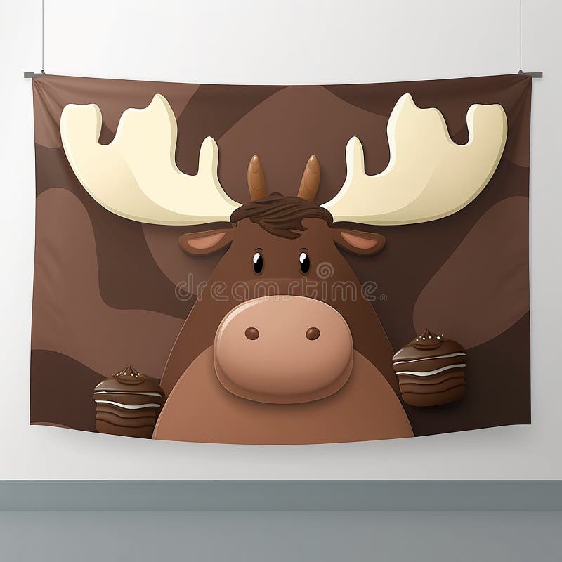 Chocolate Moose Banner Stock Illustrations – 5 Chocolate Moose Banner ...