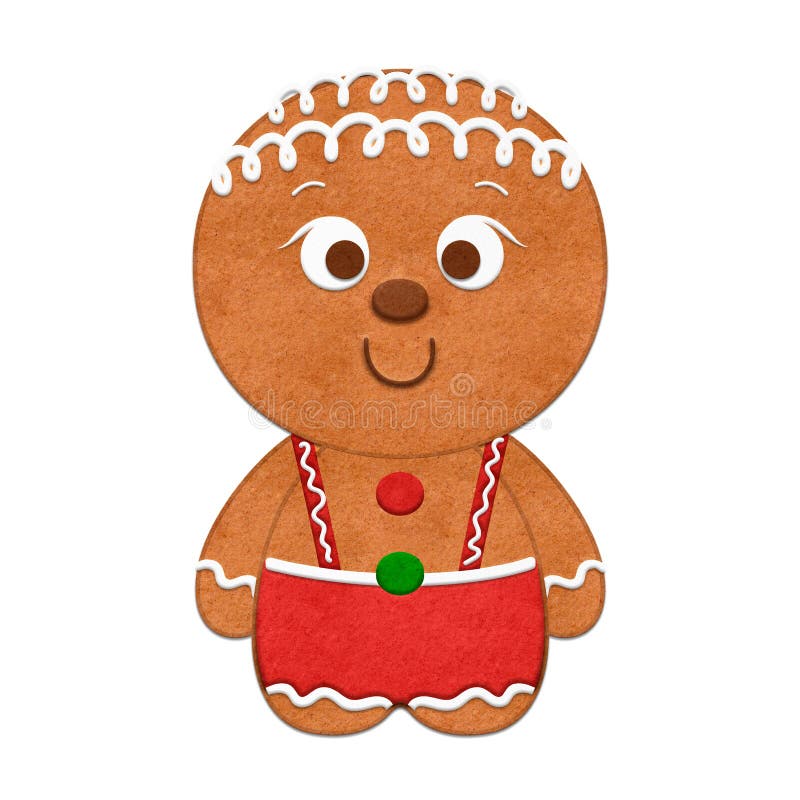 Cute Christmas Gingerbread Cookie for Different Holidays Designs. Stock ...
