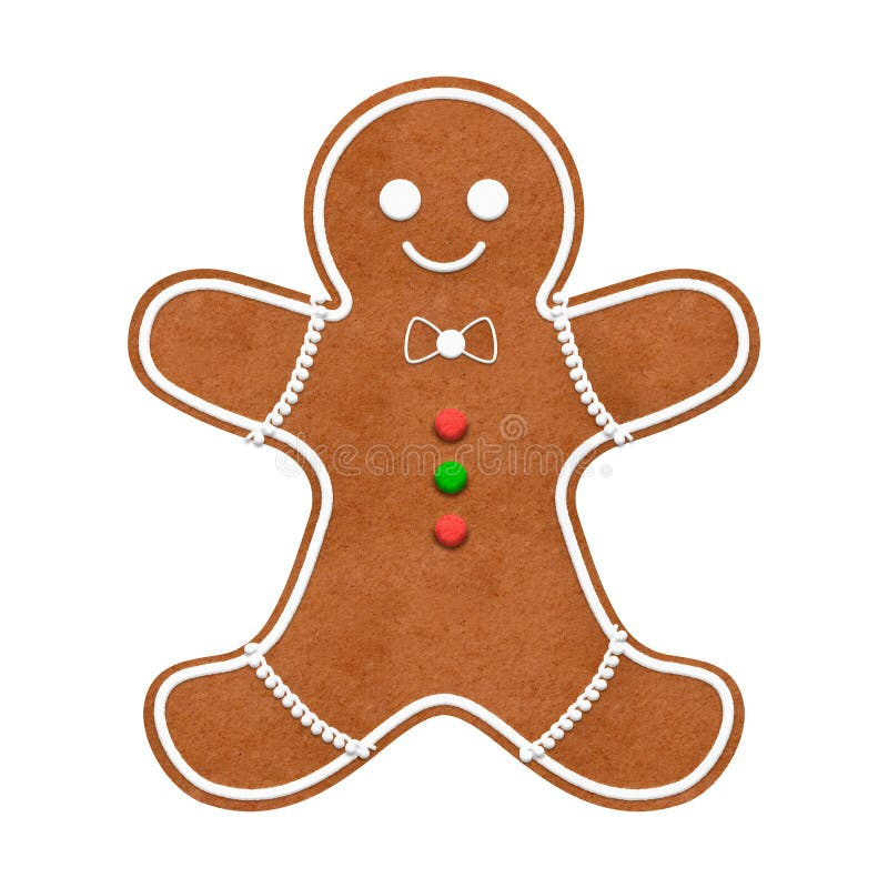Cute Christmas Gingerbread Cookie for Different Holidays Designs. Stock ...