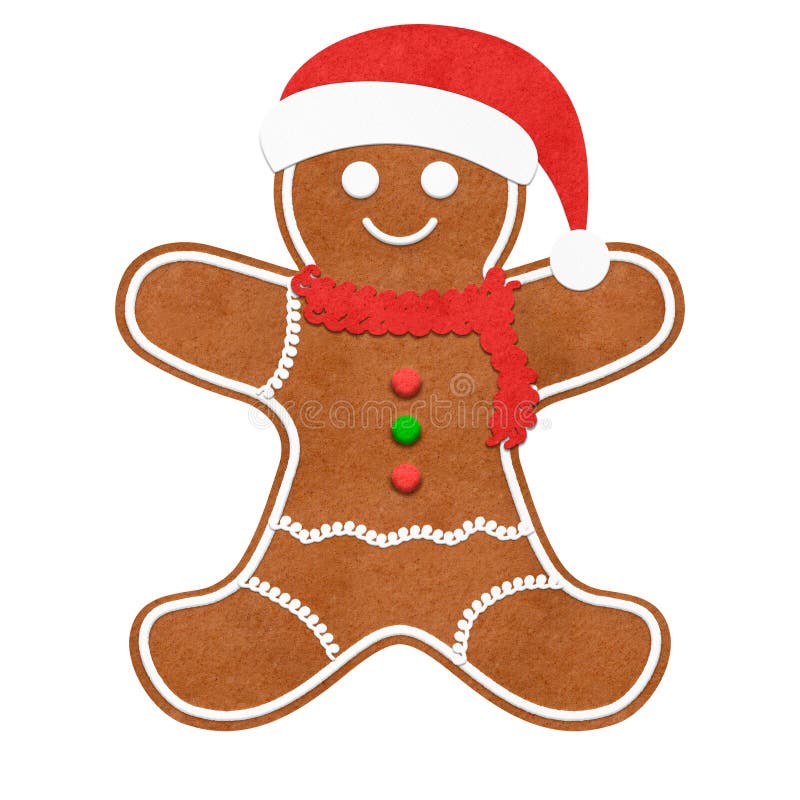 Cute Christmas Gingerbread Cookie for Different Holidays Designs. Stock ...