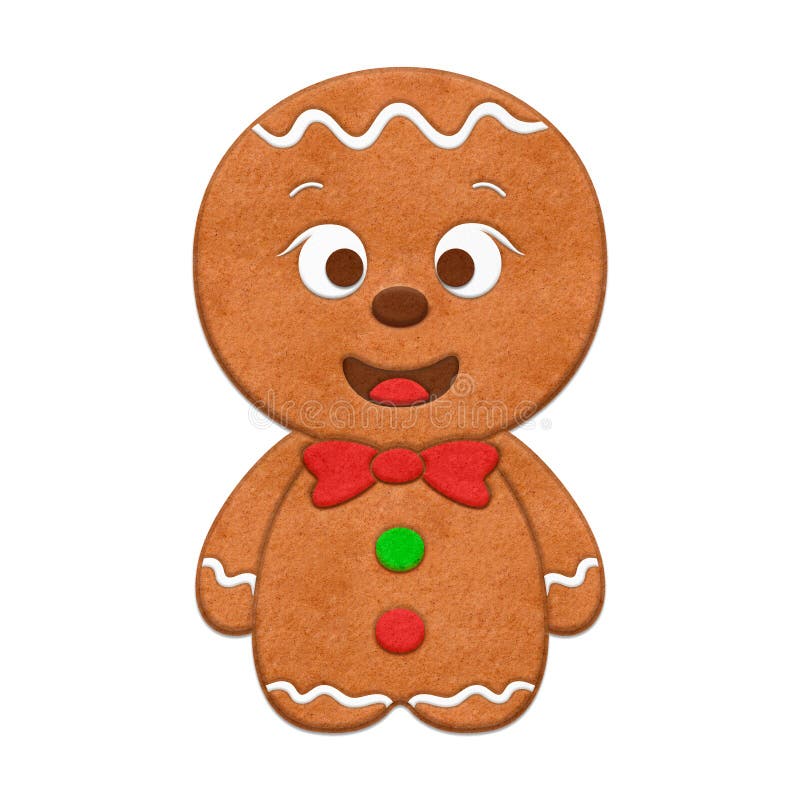 Cute Christmas Gingerbread Cookie for Different Holidays Designs. Stock ...