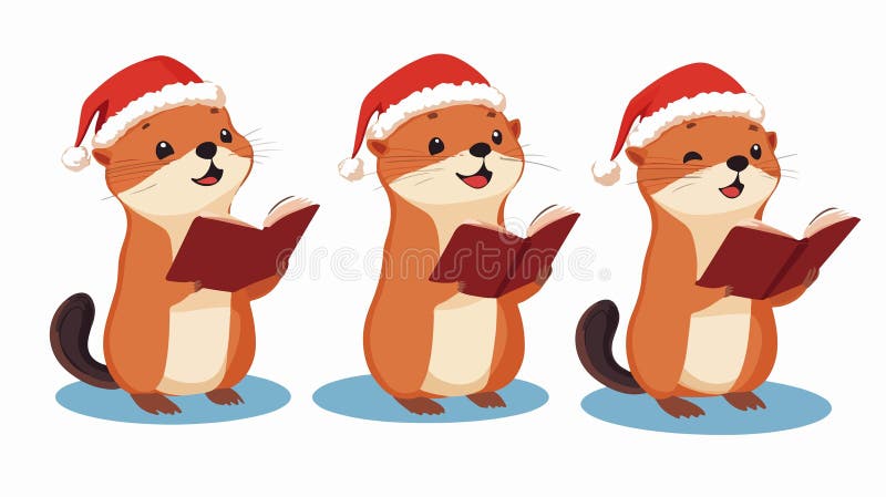 Weasel Caroling Stock Illustrations – 2 Weasel Caroling Stock ...