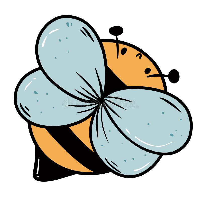 Chubby Bee Flying Clipart Stock Illustrations – 107 Chubby Bee Flying ...