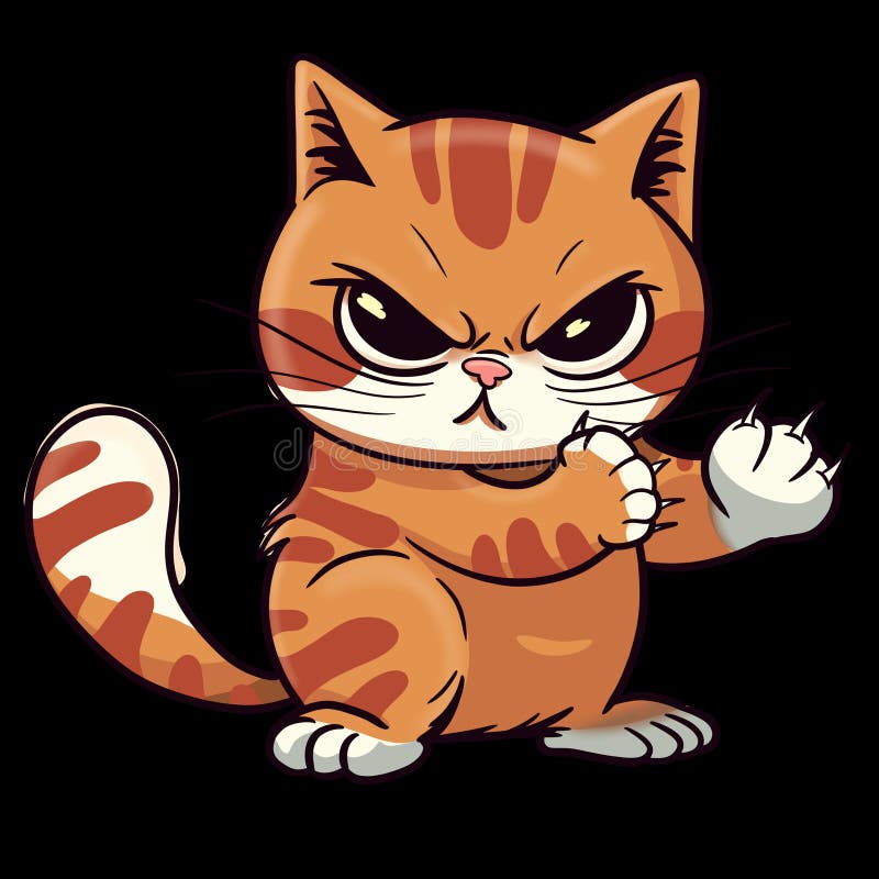 Cute White Chubby Cat Stock Illustrations – 384 Cute White Chubby Cat ...