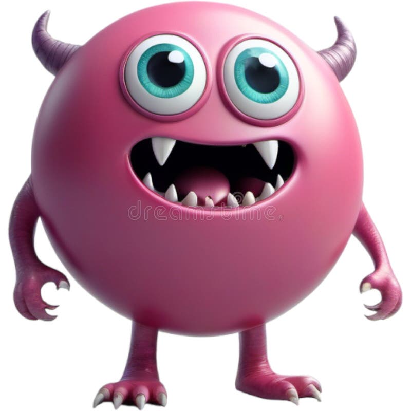 Circle monster stock vector. Illustration of shouting - 29372066