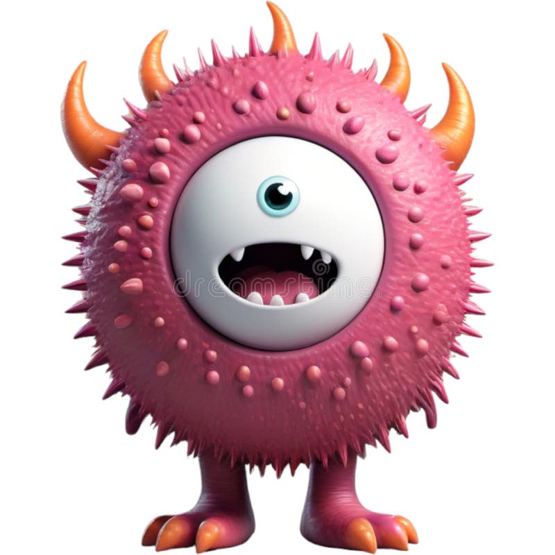 Circle monster stock vector. Illustration of shouting - 29372066