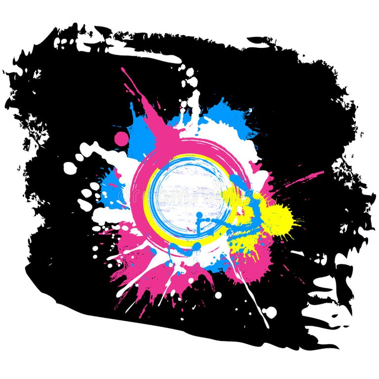 Circular Grunge Frame Black Stock Illustrations – 8,612 Circular Grunge ...