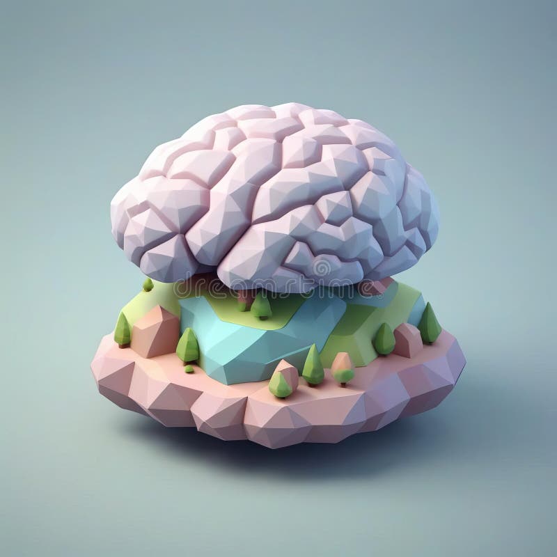 A Cute Cloud Brain Logo stock illustration. Illustration of graphics - 327284979