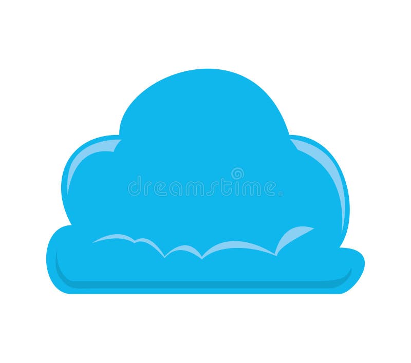 Cute cloud drawing icon stock vector. Illustration of heaven - 92758242