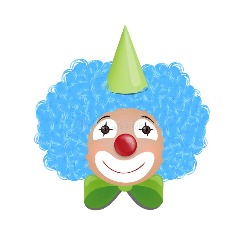 Cute Clown stock illustration. Illustration of color - 55302026