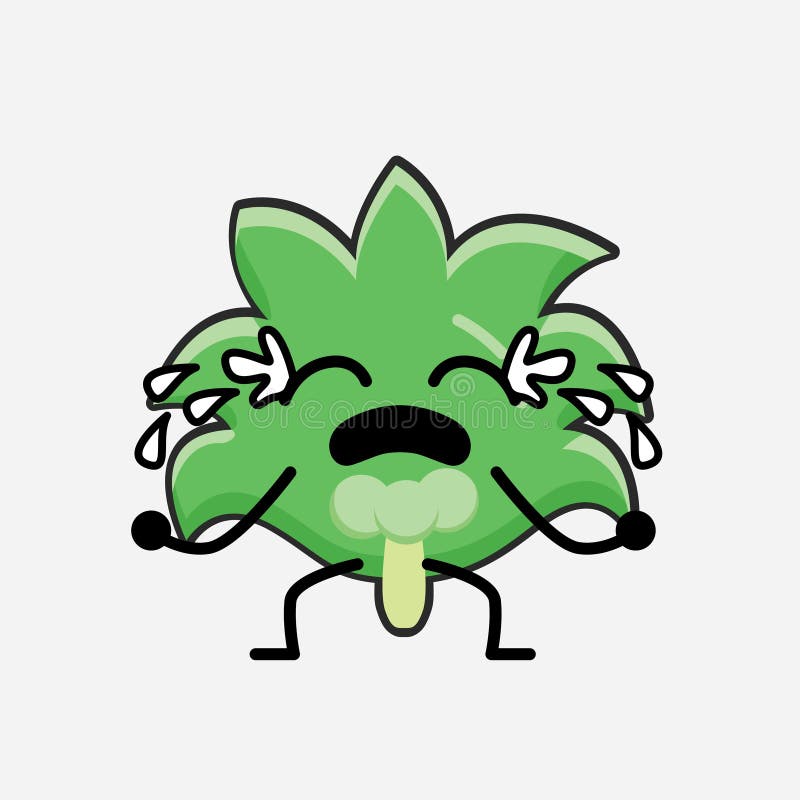 Cute Coconut Tree Mascot Vector Character in Flat Design Style Stock ...