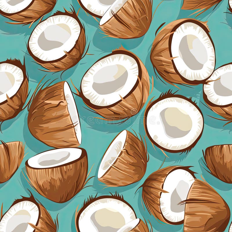 Cute cocos background stock illustration. Illustration of delight ...
