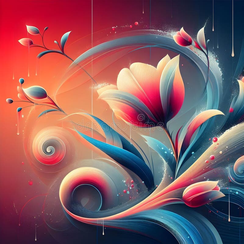 Cute Colorful Beautiful Artwork Stock Illustration - Illustration of ...