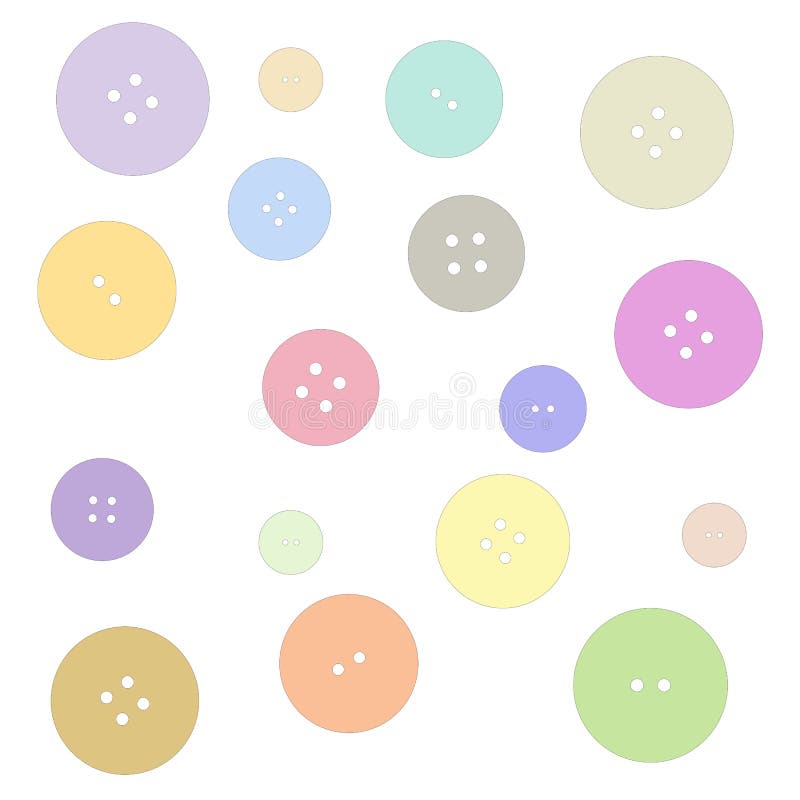 Cute Colorful Vector Illustration of Love Symbols: Cupcakes with Stock ...