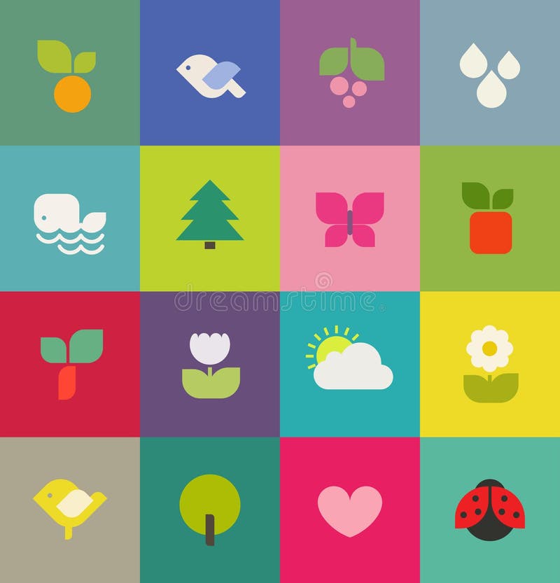 Nature Icons Stock Illustrations – 334,700 Nature Icons Stock ...