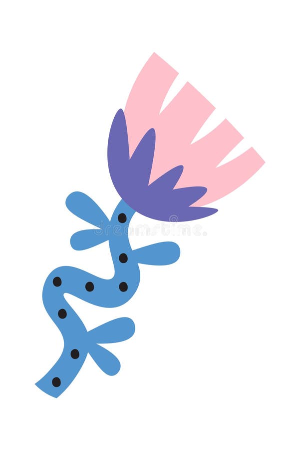 Cute Colorful Spring Flower Flat Icon Spring Decor Element Stock Vector ...