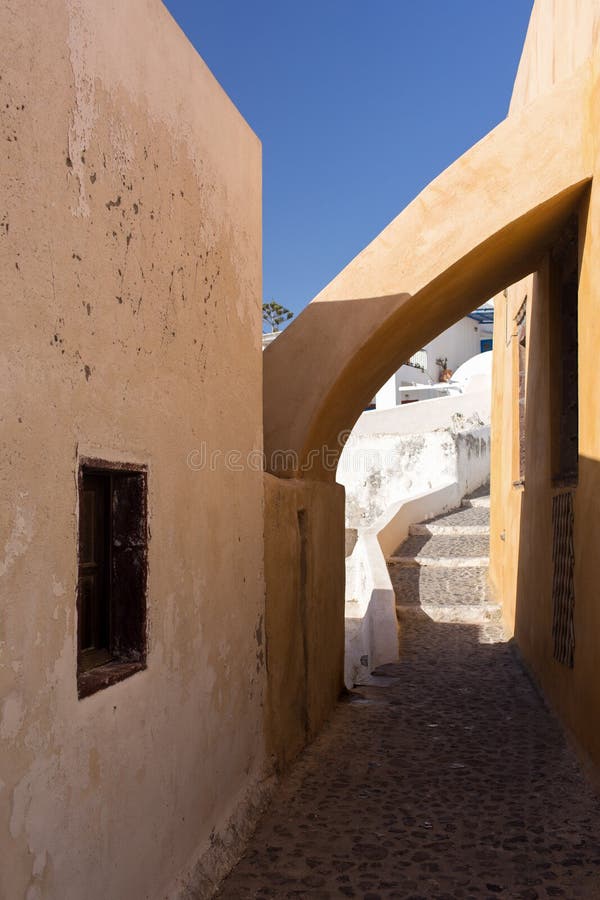 Cute and Comfortable Street of a Small Town Stock Image - Image of ...