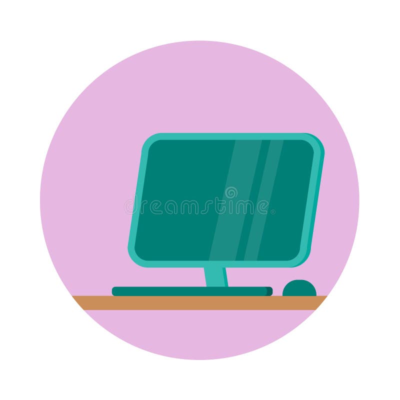 Cute Computer Hand-drawn Style, Vector Illustration. Stock Vector ...