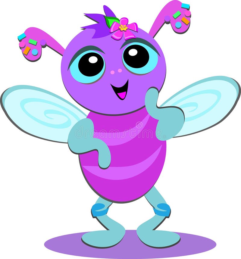 Cute Confetti Bug stock vector. Illustration of clip - 31946658