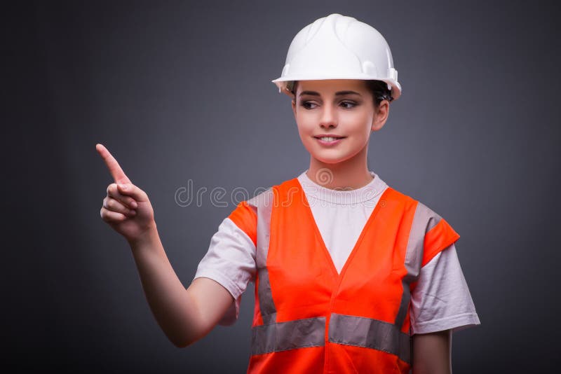 Cute construction worker stock image. Image of fixing - 2168517