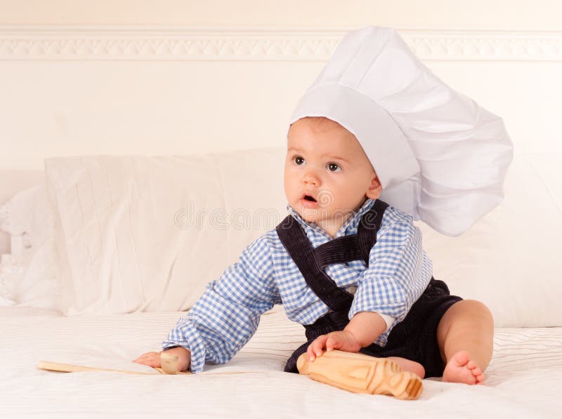 Cute cook stock photo. Image of nutrition, young, rolling - 19152640