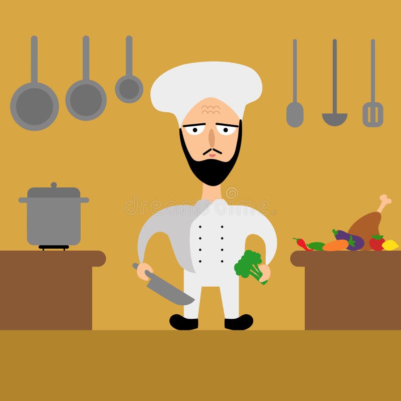 Cheerful Chief Cook Stock Illustrations – 498 Cheerful Chief Cook Stock ...