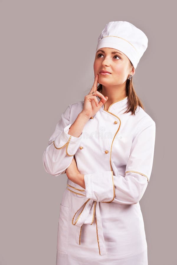 Cute cook girl stock image. Image of portrait, diet, industry - 18819025