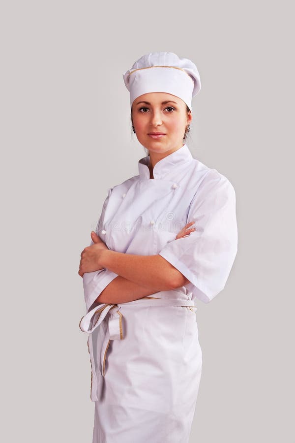 Cute cook girl stock image. Image of handled, female - 18819017